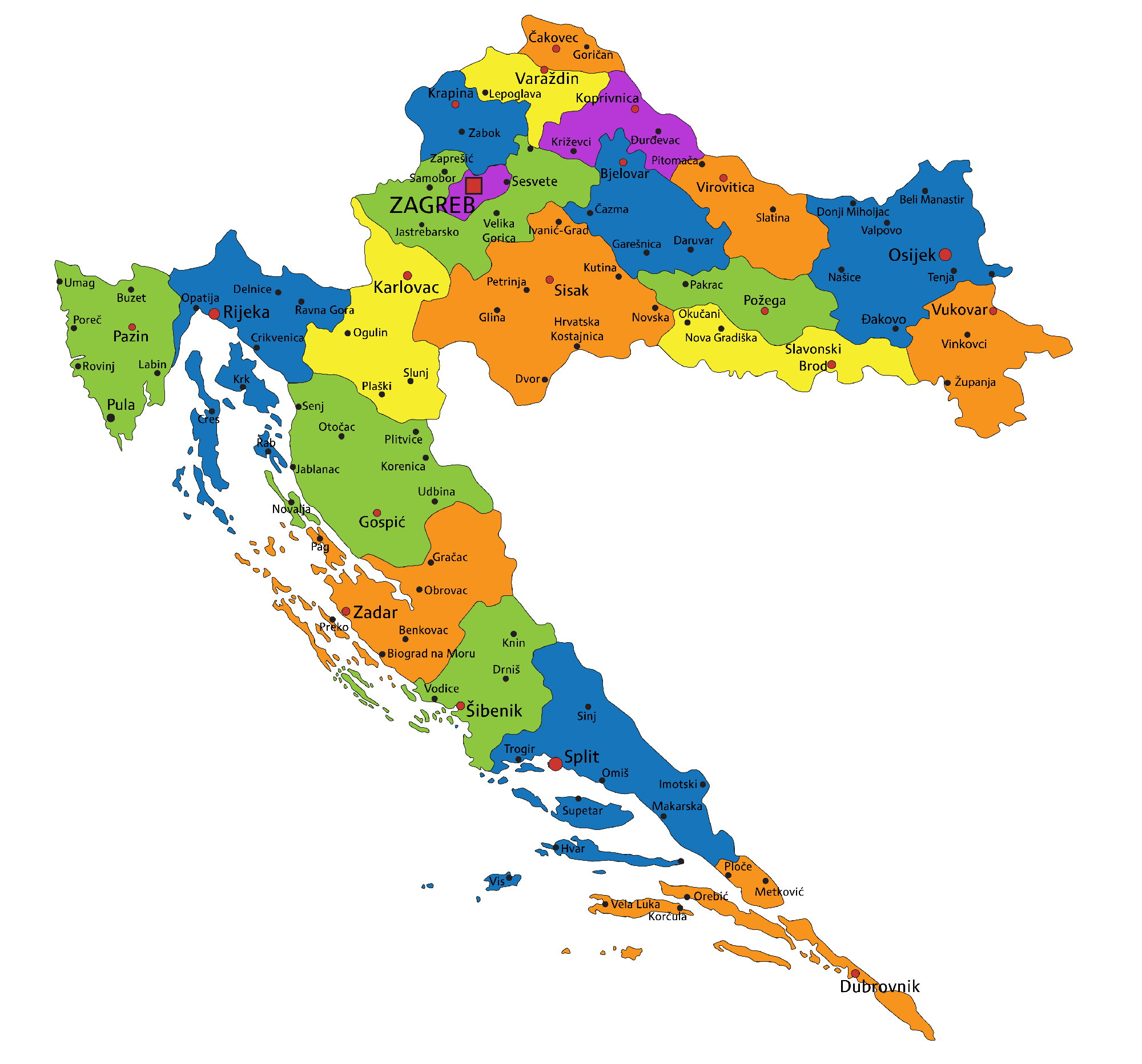 Mapy Chorvatska Ke Sta en Vyberte Si Tu Nejlep Mapu Mapy Chorvatska Ke Sta en Vyberte Si Tu Nejlep Mapu