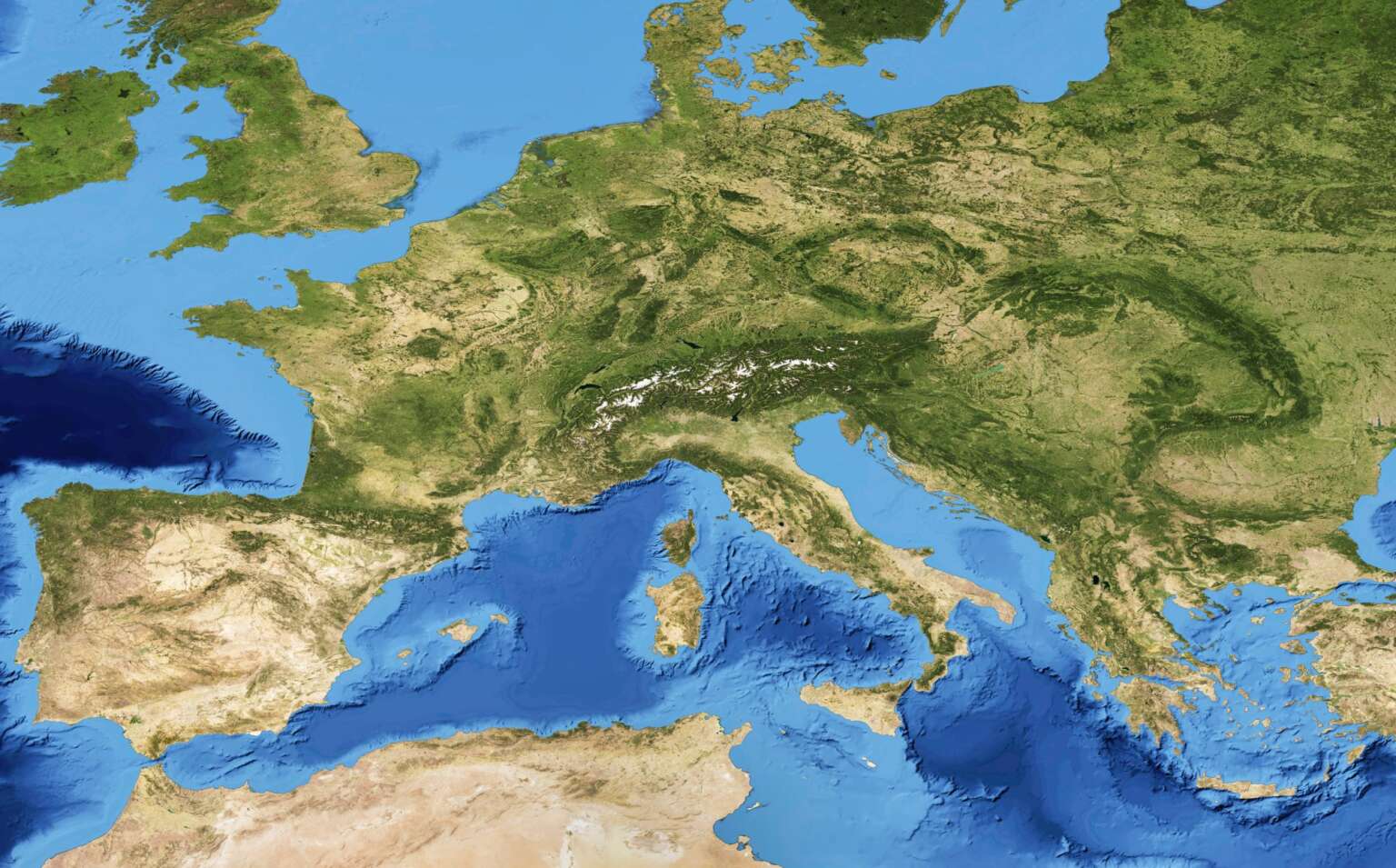 Mapy Evropy - 12 map ke stažení zdarma